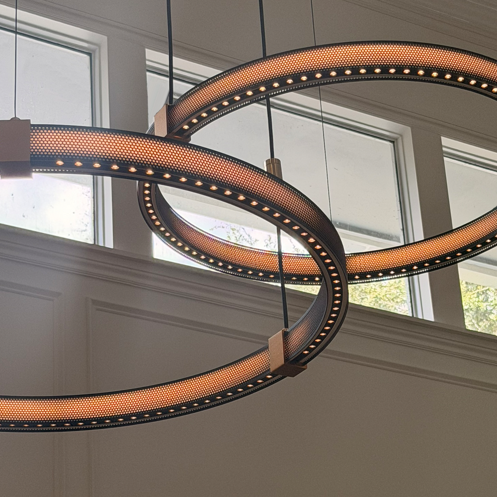 Matrix Ring Ceiling Chandelier - Unique High End Ring Lights